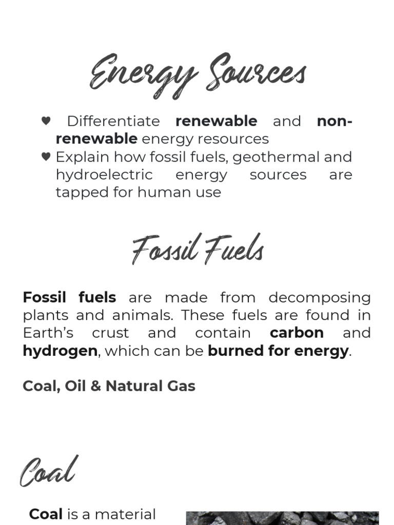 Lesson 5 Energy Sources | PDF | Petroleum | Fossil Fuels