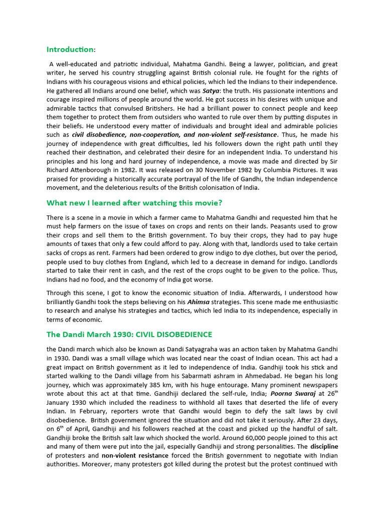 Dandi March | PDF | Mahatma Gandhi | British Raj Dandi March | PDF | Mahatma Gandhi | British Raj