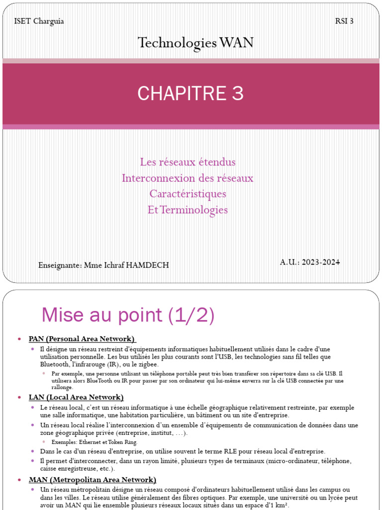 Chap3 WAN | PDF | Mode de Transfert Asynchrone | Réseau privé virtuel