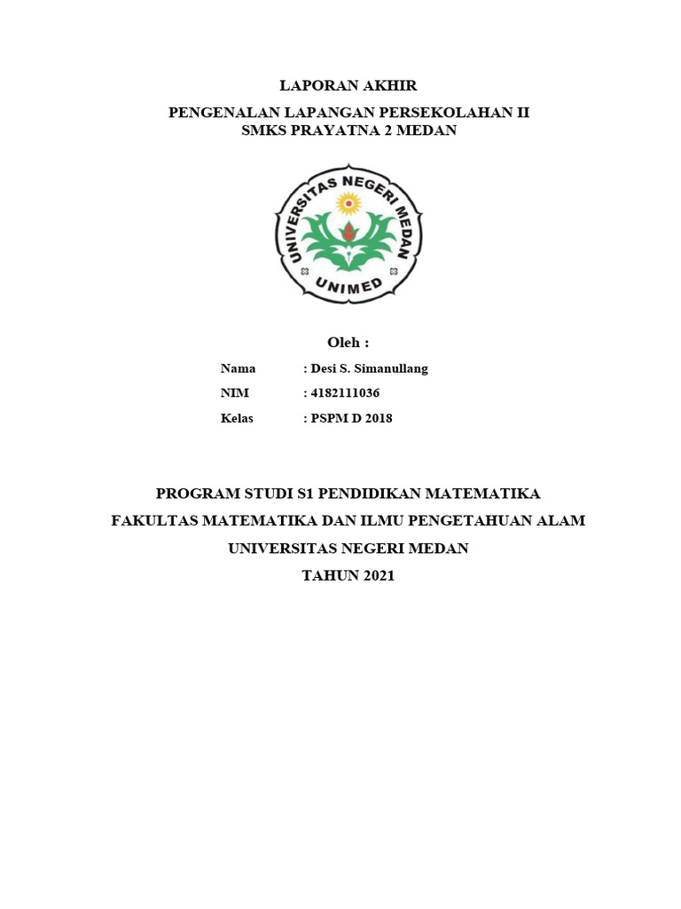 LAPORAN AKHIR PLP 2 | PDF