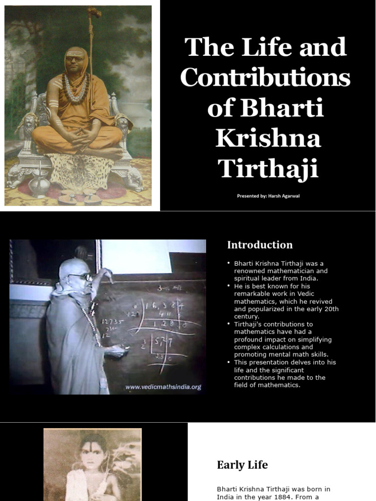Wepik The Life and Contributions of Bharti Krishna Tirthaji 20231018180739PybU | PDF ...