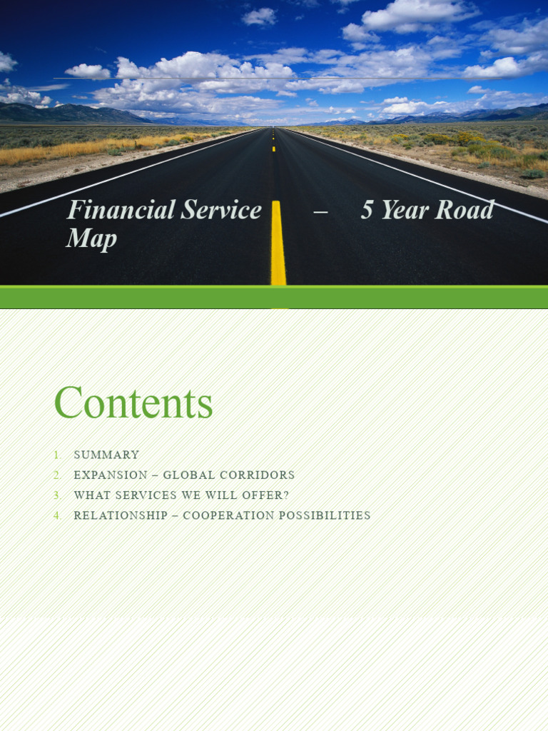 Financial Service - 5 Year Road Map V 1.0 | PDF | Economies | Service ... Financial Service - 5 Year Road Map V 1.0 | PDF | Economies | Service ...
