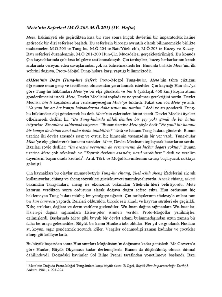 Metenin Seferleri | PDF