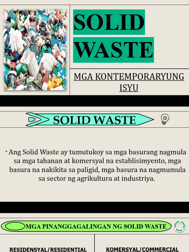 Solid Waste Management Project Proposal | PDF