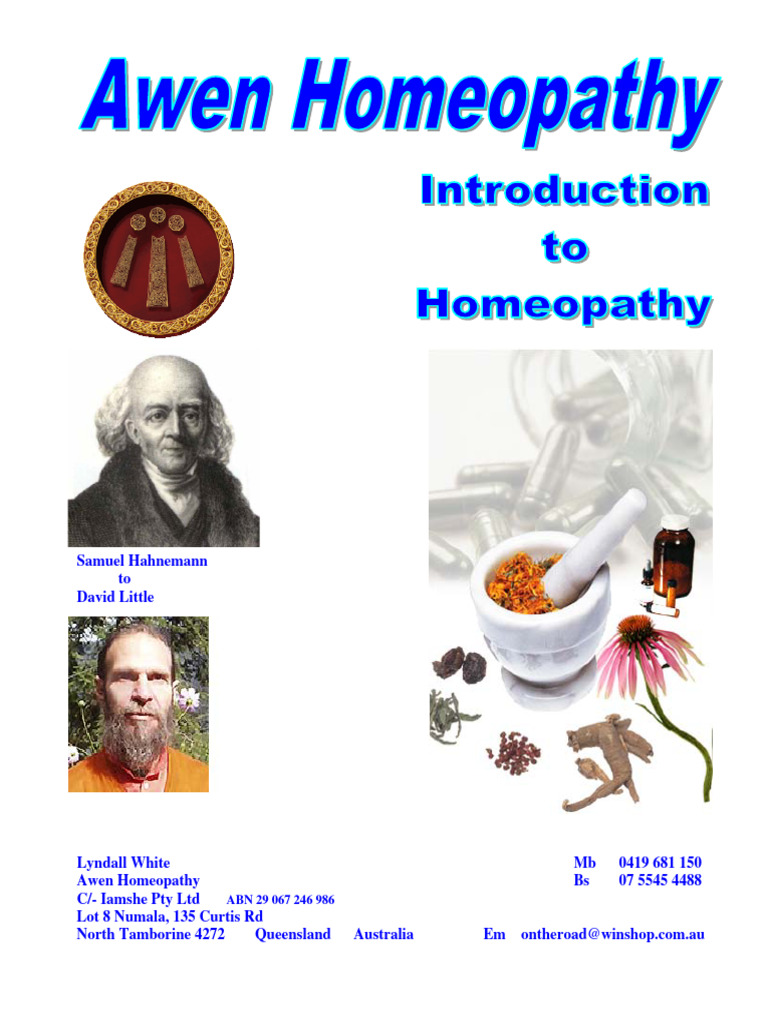 Awen Homeopathy - Introduction To Homeopathy | PDF | Homeopathy ...