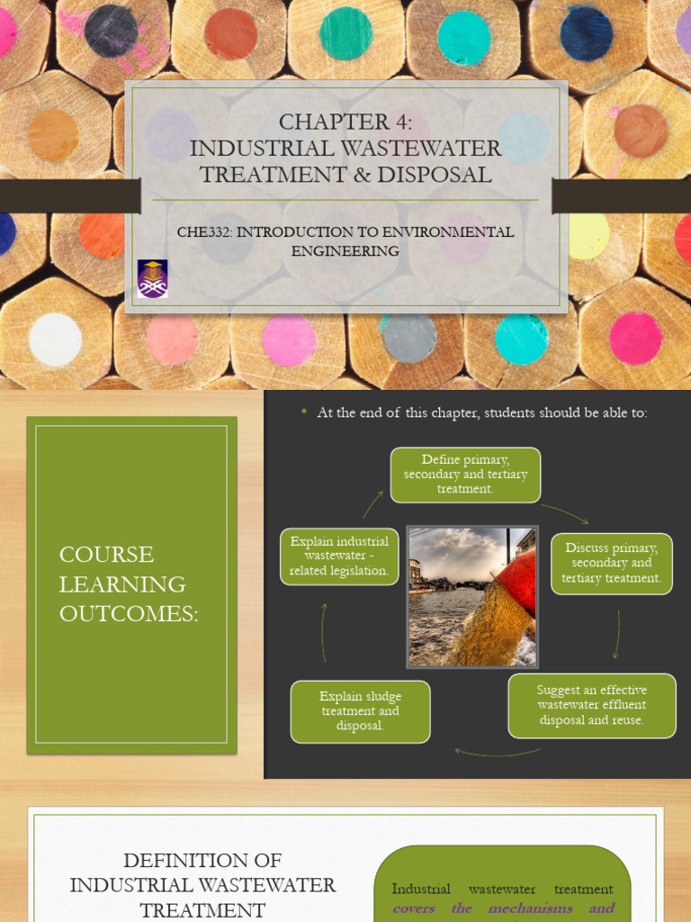 Chapter 4-Industrial Wastewater Treatment Process | PDF | Sewage ...
