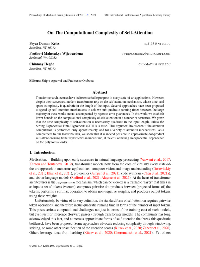 Duman Keles23a | PDF | Time Complexity | Computational Complexity Theory