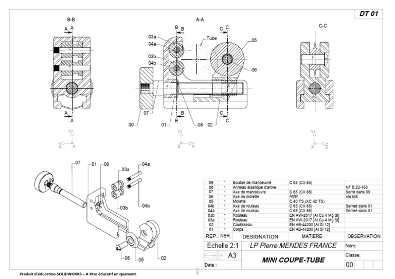 Mini Coupe Tube - A3 | PDF