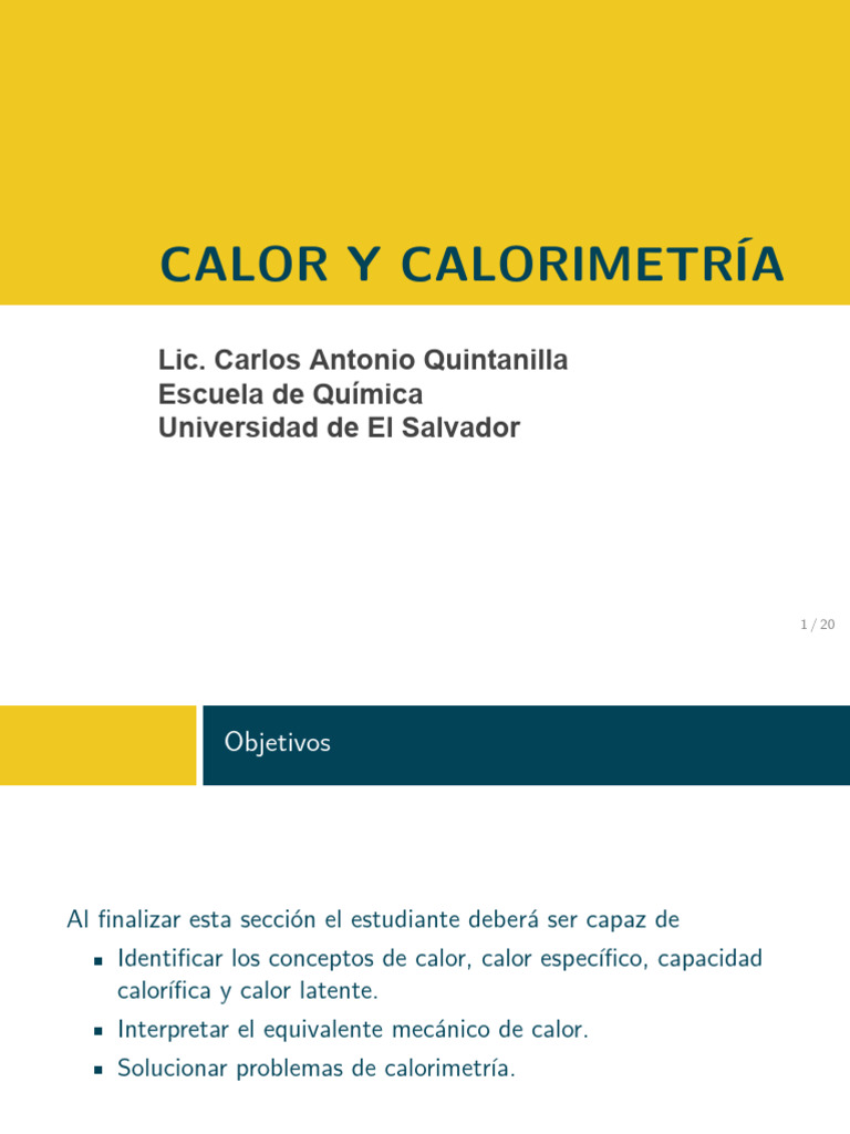 Calor y Calorimetría | PDF | Calor | Calor latente