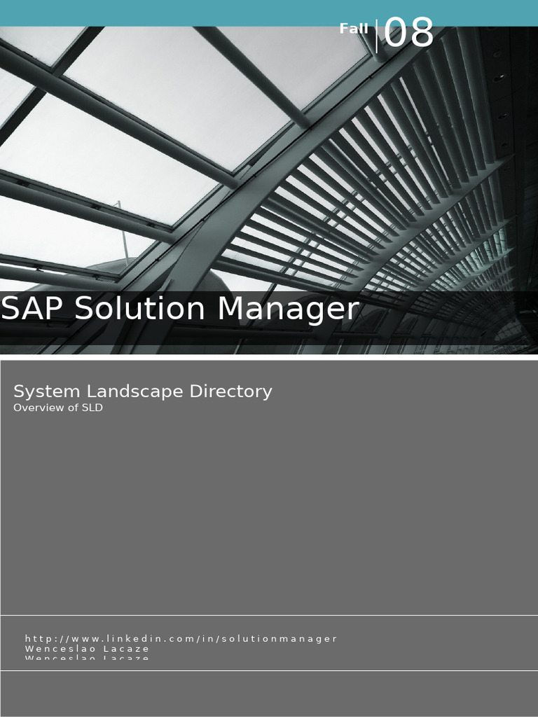 Sap SLD SSM | PDF | Computing | Software