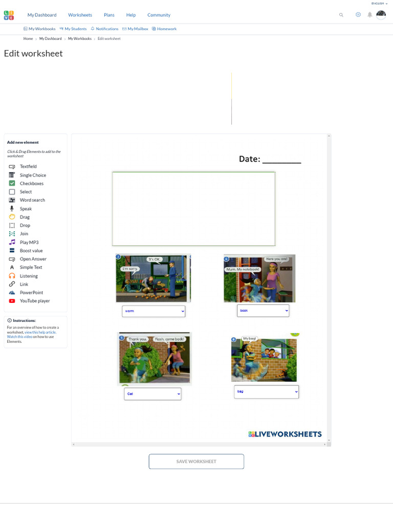 Edit Worksheet: Liveworksheets | PDF | Worksheet | Computing