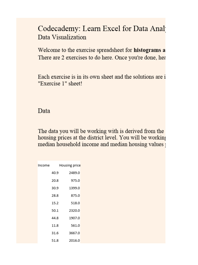 Visualizing Data Ex4 | PDF | Microsoft Excel | Computing