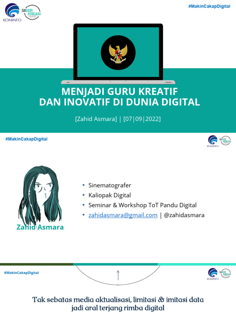 Menjadi Guru Kreatif Inovatif Digital-ZA | PDF