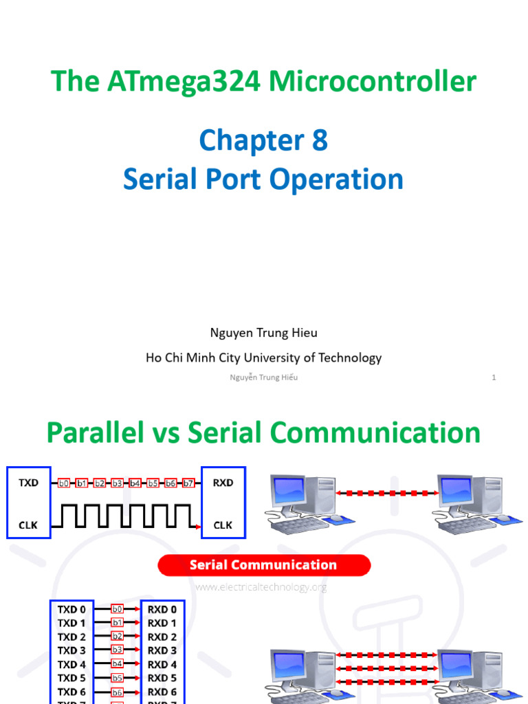 ATmega Chap8 SerialPort | PDF | Electrical Engineering | Electronics