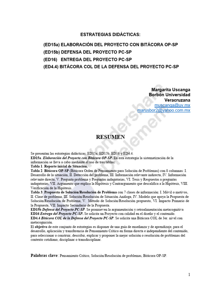 Act13. Parte 5. Estrategias Didácticas | PDF | Pensamiento | Aprendizaje
