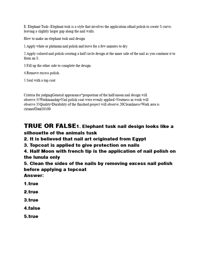 Elephant Tusk Definition and Step | PDF | Travel | Home & Garden