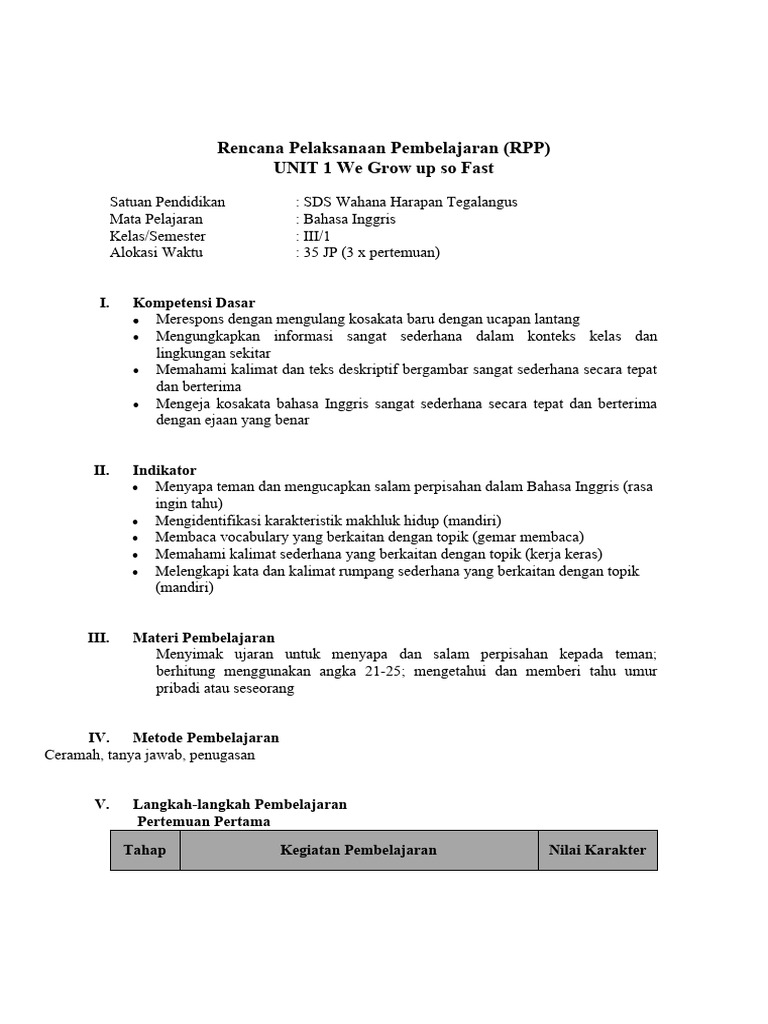 Rencana Tematik Kelas 3 | PDF | Seni & Disiplin Bahasa | Sains & Matematika