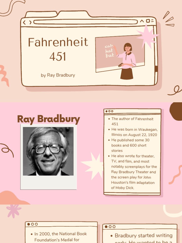 Fahrenheit 451 by Ray Bradbury 1 | PDF | History | Mystery, Thriller ...