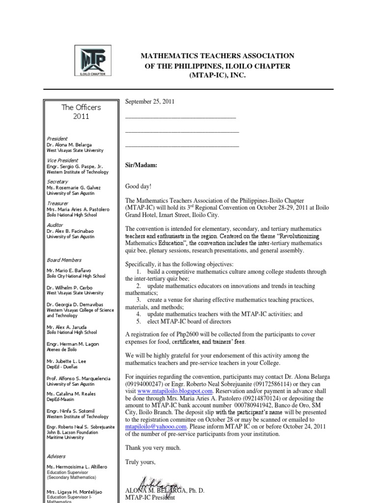 Letter For Participants | PDF | Teachers | Schools