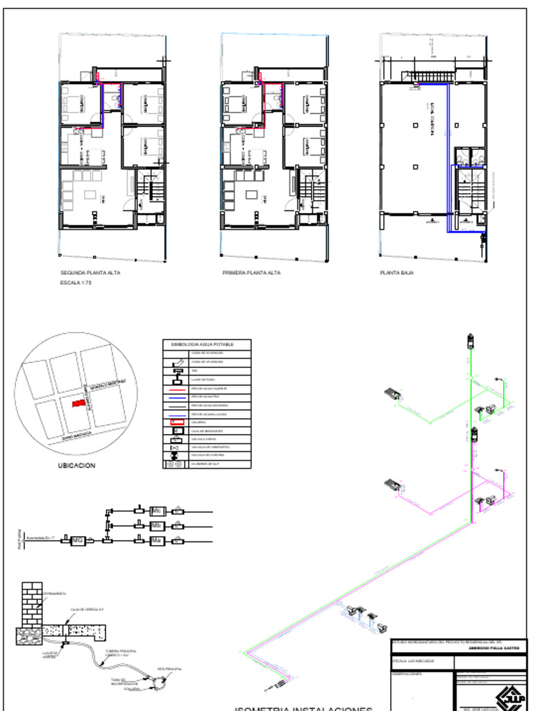 Planos Hidro Casa 1-A1 Ap 1 | PDF