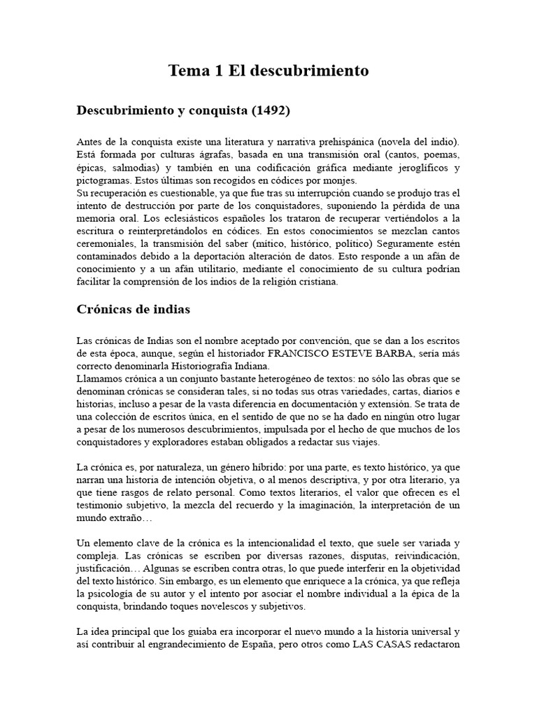 Hispano Apuntes | PDF | Hernán Cortés | Cristobal colon