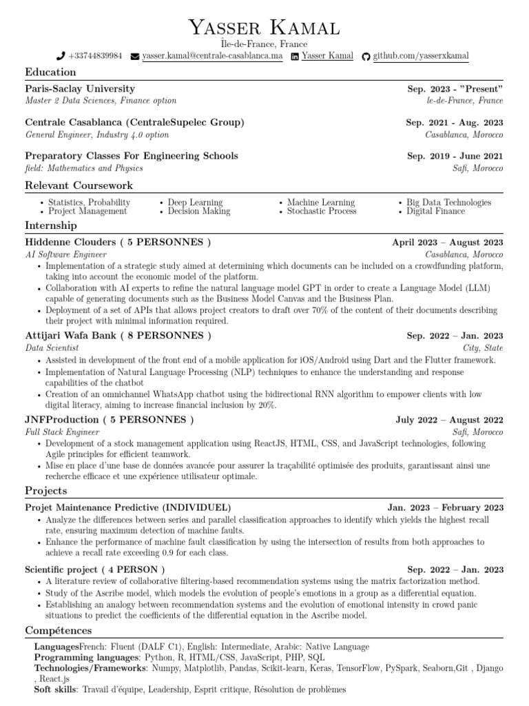 Jake S Resume Anonymous 1 | PDF | Artificial Intelligence ...