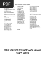 Template Pulsa | PDF
