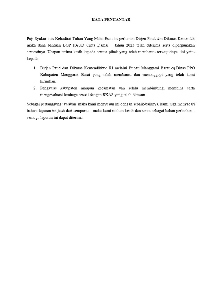 Cover LAPORAN BOP | PDF