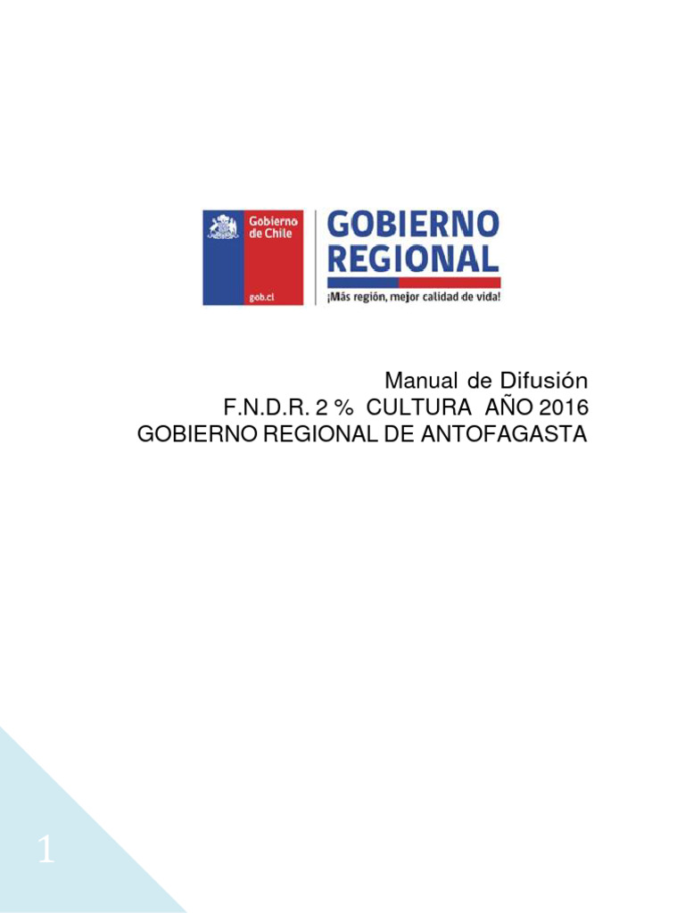 Manual de Norma GR Fica FNDR Cultura 2016 V F | PDF