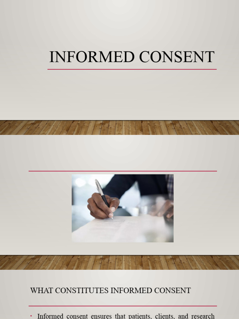 Informed Consent | Download Free PDF | Informed Consent | Deception