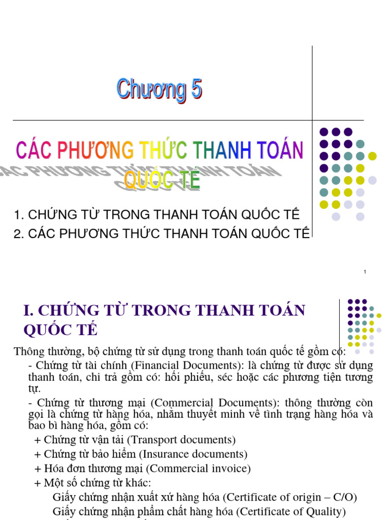 Các Phương TH C TTQT | PDF