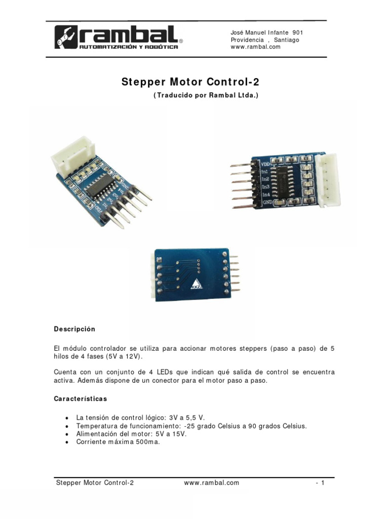 Stepper Motor Control 2 | PDF | Motores | Microcontrolador