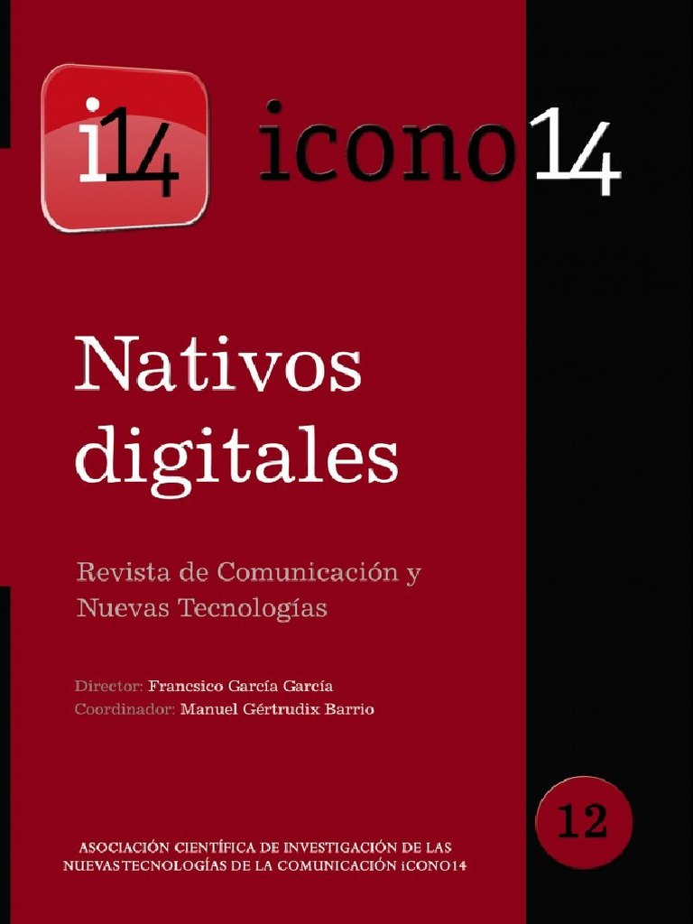 Ebook en PDF Nativos Digitales - Revista ICONO14 N 12 | PDF | Tecnología de información y ...