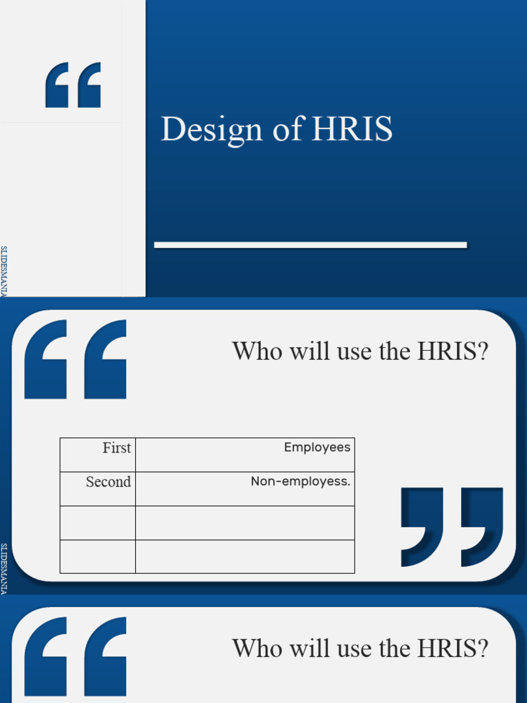 Chapter 3 Design of HRIS | PDF | Databases | Software