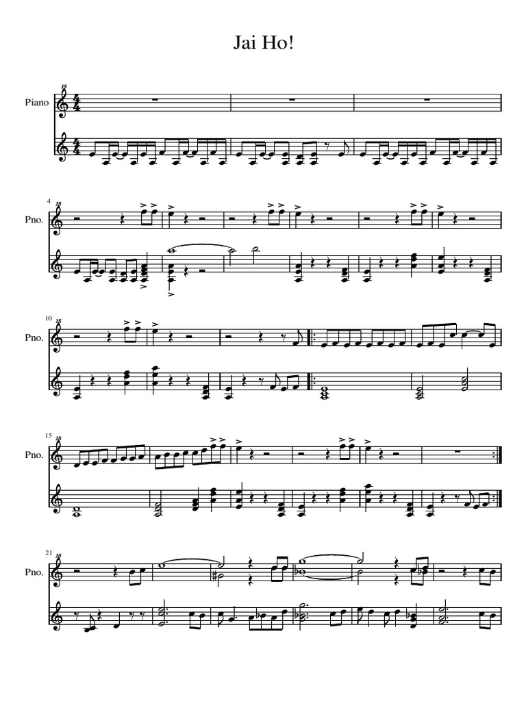 Jai Ho | PDF