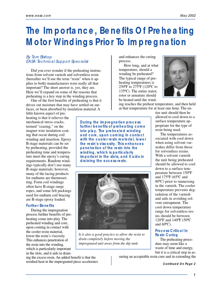 PreheatMtrWindings 0502 | PDF | Varnish | Epoxy