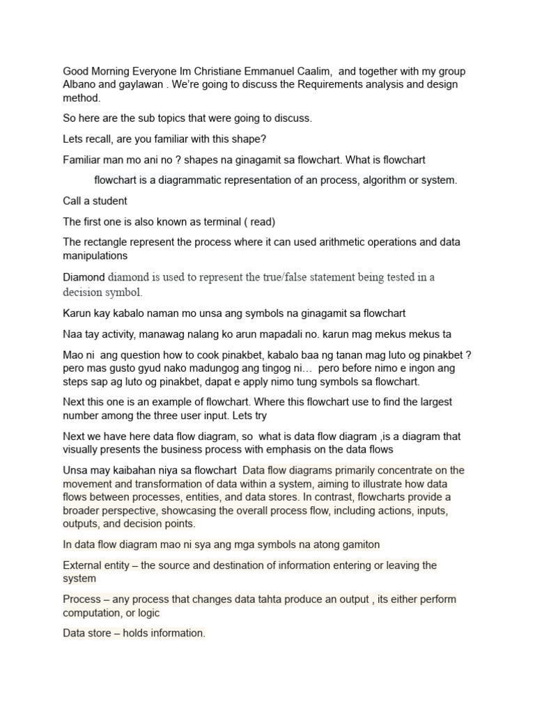 Script For Reporting | PDF | Systems Engineering | Information Technology