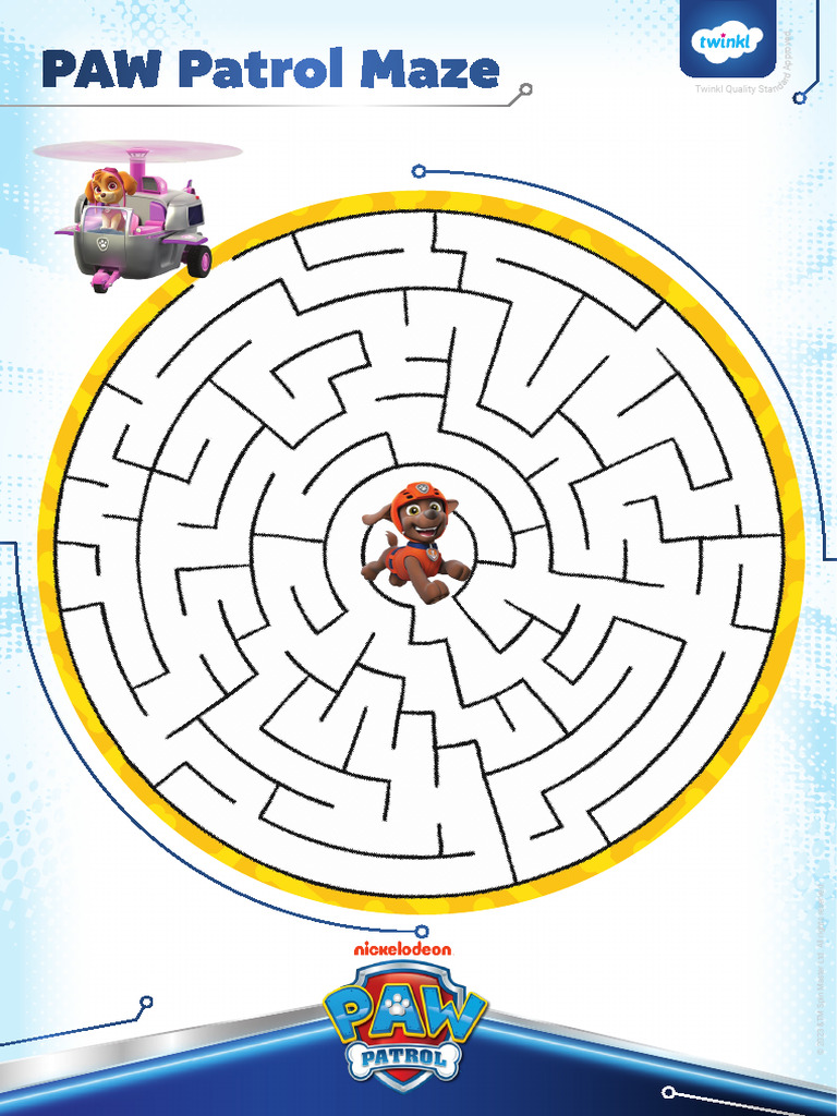 T TP 1685096772 Paw Patrol Maze Challenge Ver 1 | PDF