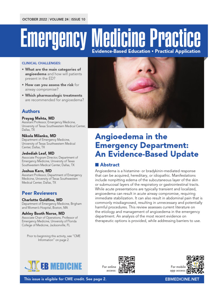 Angioedema | PDF | Health Care | Clinical Medicine
