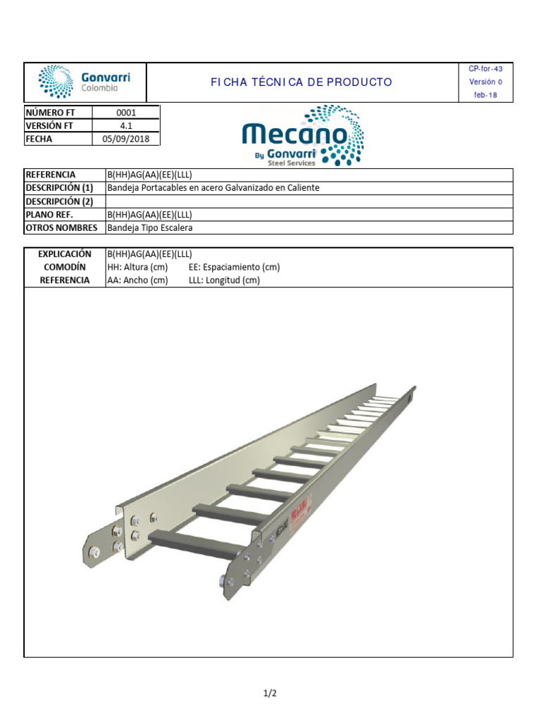 BANDEJAS | PDF | Materiales | Rieles