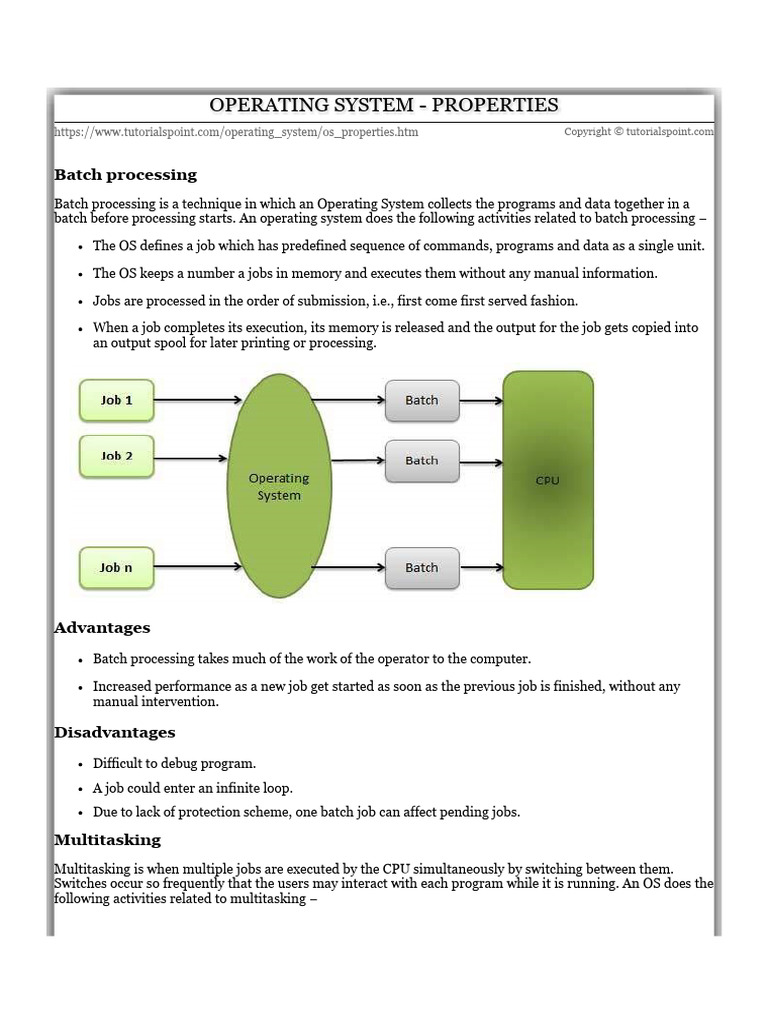 Operating System - Properties | PDF | Process (Computing) | Operating ... Operating System - Properties | PDF | Process (Computing) | Operating ...