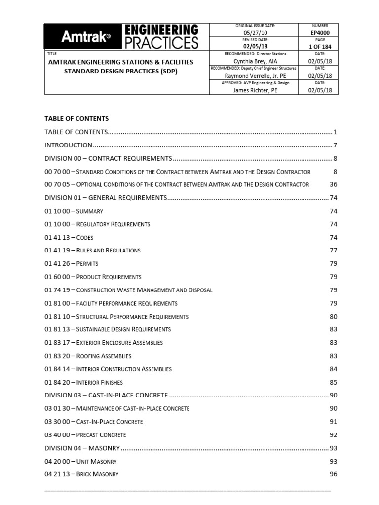 EP4000 REV 02-05-18 - Final | PDF | General Contractor | Specification ...