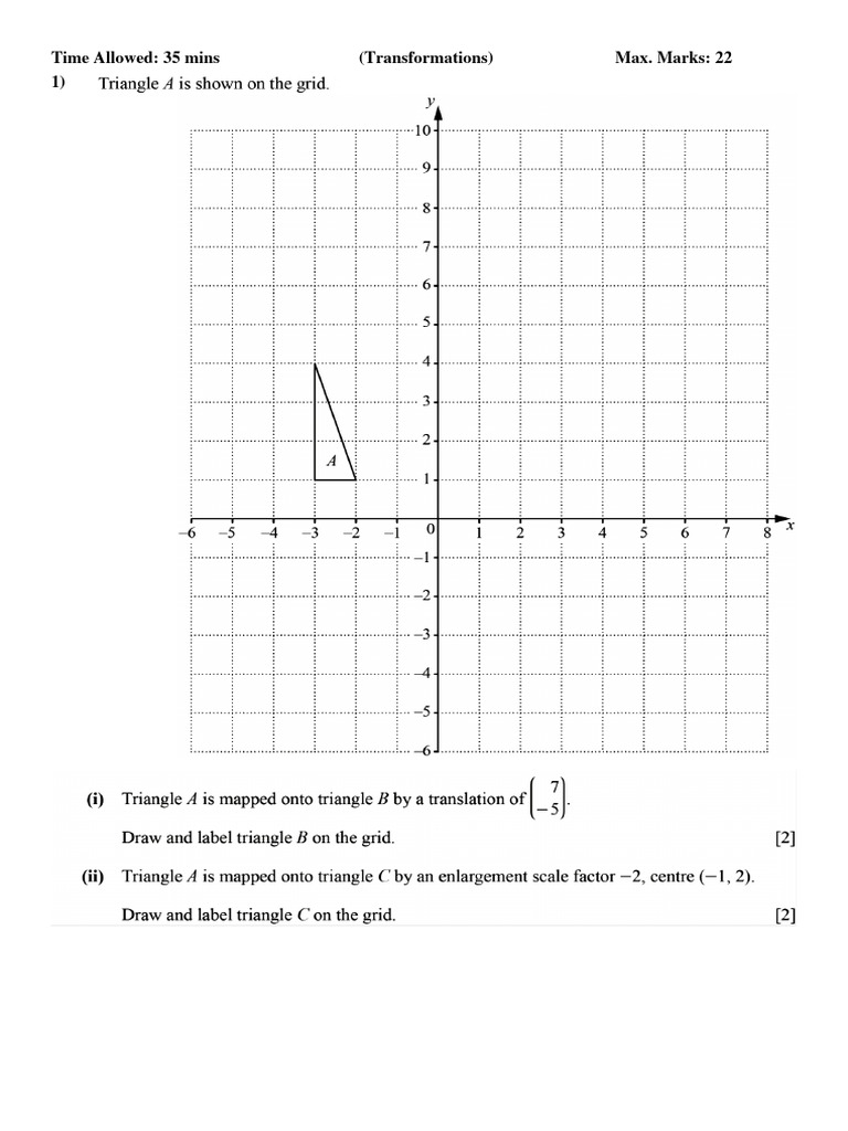 Transformation Test | PDF