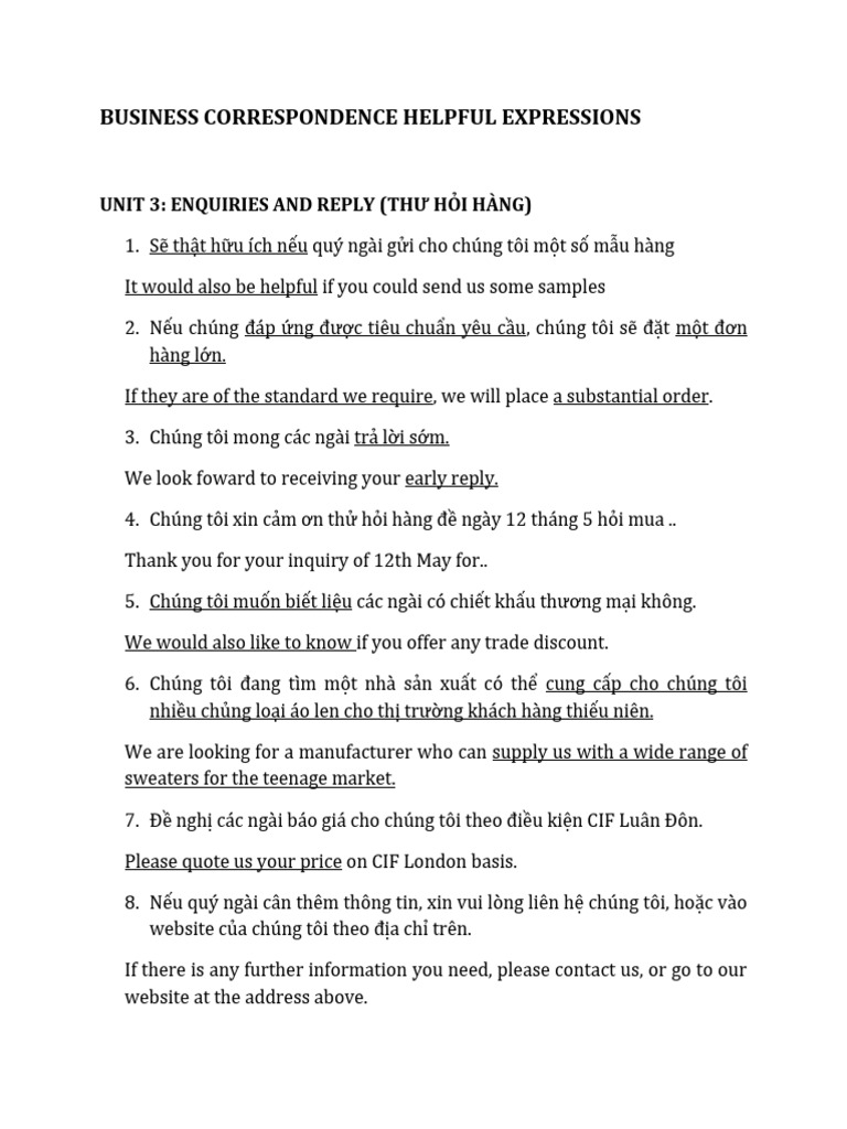 Helpful Expressions | PDF