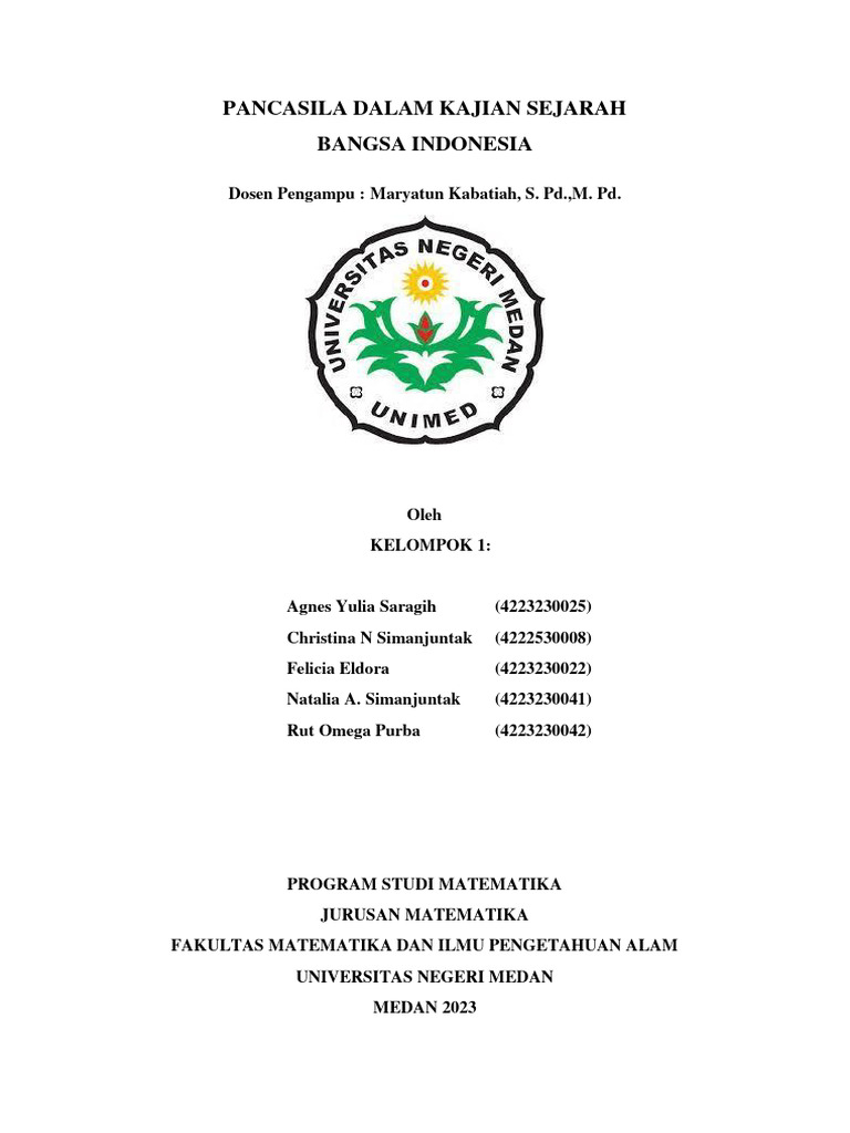 Paper Kelompok 1 Pancasila | PDF | Sejarah