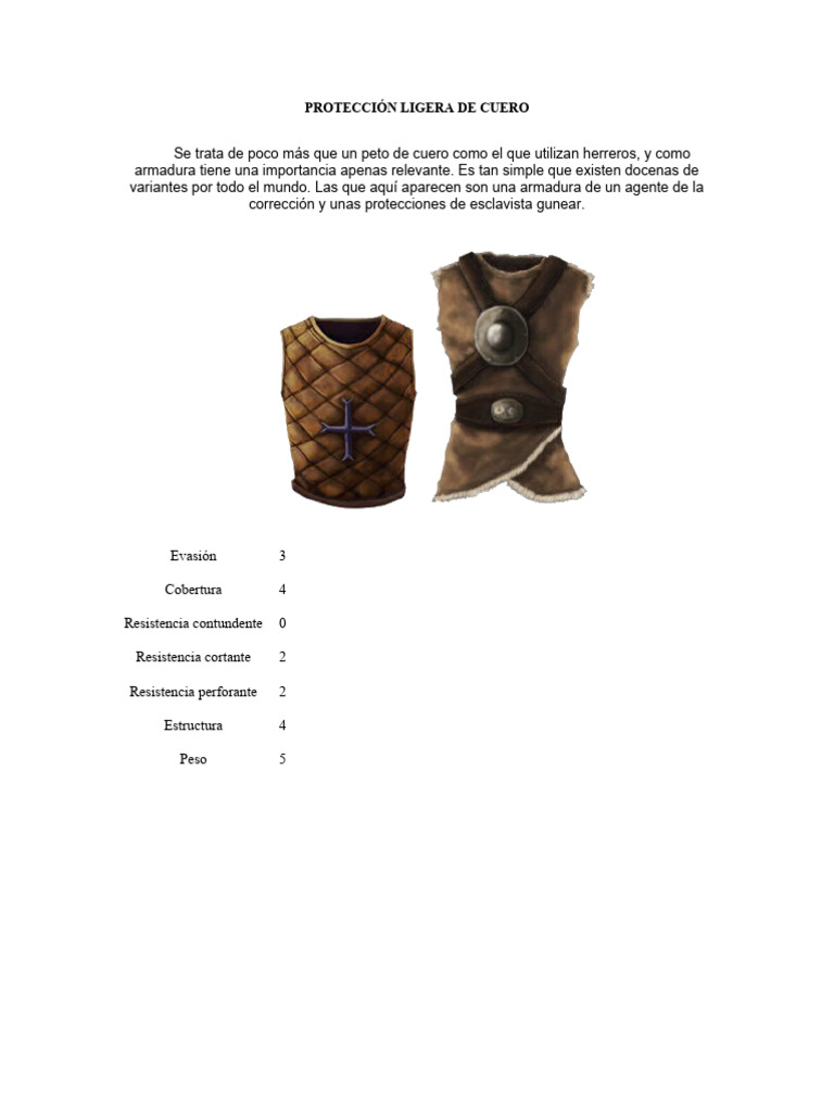 Tipos de Armaduras y Protección en Combate | PDF | Ciencia militar