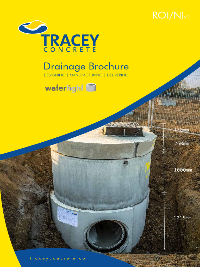 NIIRE Brochure Tracey Concrete 2021 Low Res | PDF | Pipe (Fluid Conveyance) | Precast Concrete
