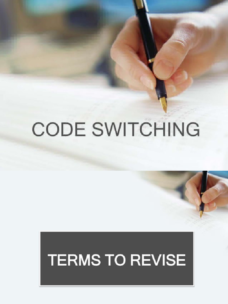 Code Switching Code Mixing New Pdf 8589