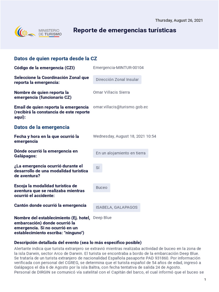 Direcci N Zonal Insular | PDF