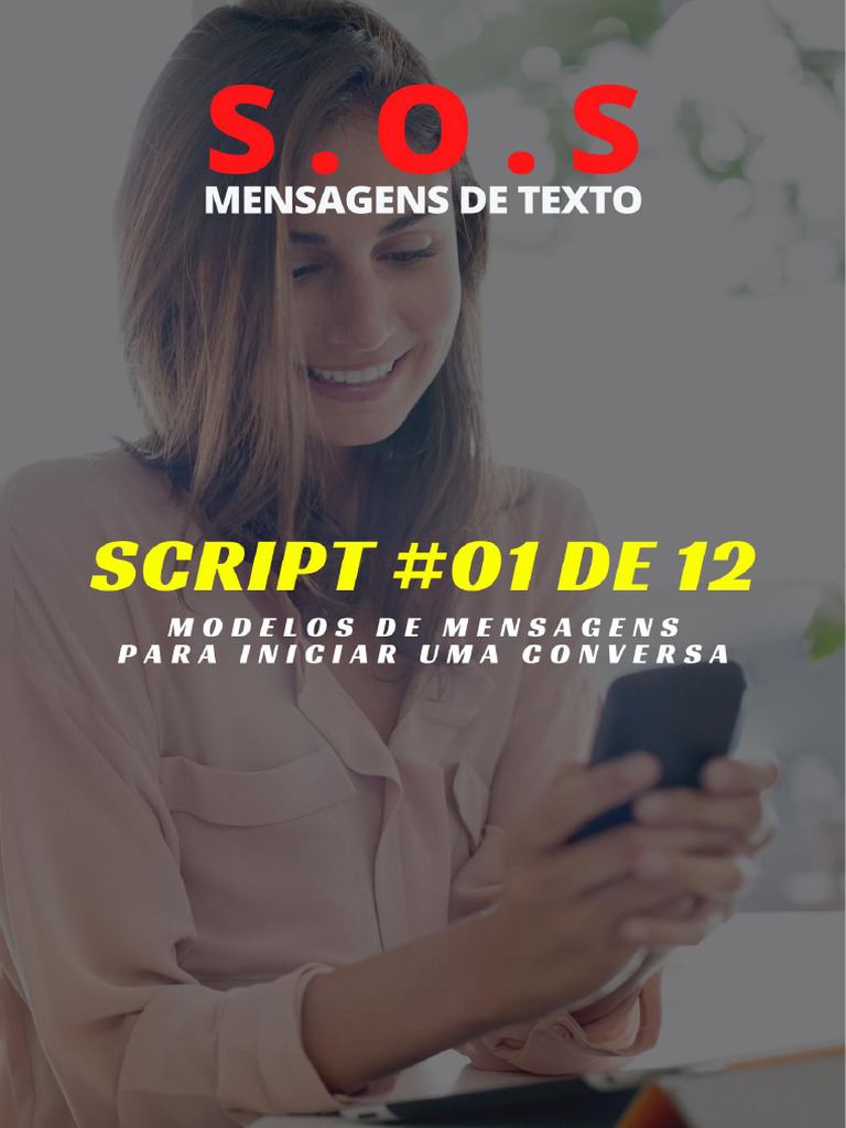 Script 01 de 12 - Modelos de Mensagens para Iniciar Uma Conversa | PDF